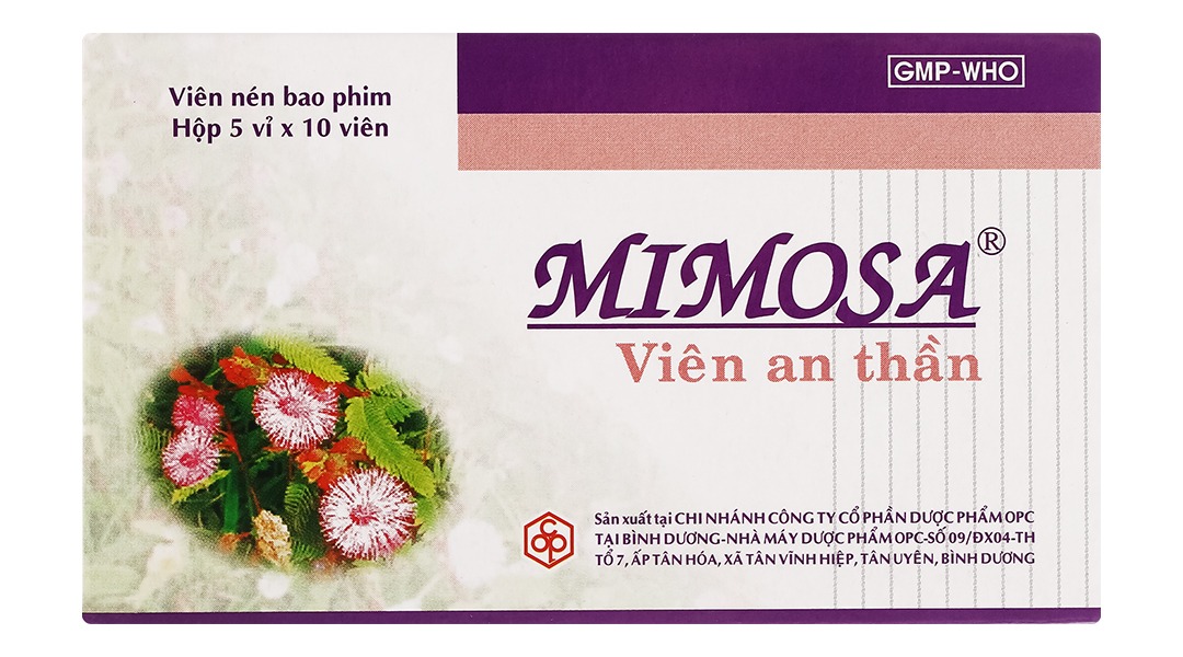Mimosa Herbal Sleep Aid — 5 Blisters × 10 Tablets (50 Tablets) | Viet Kiosk